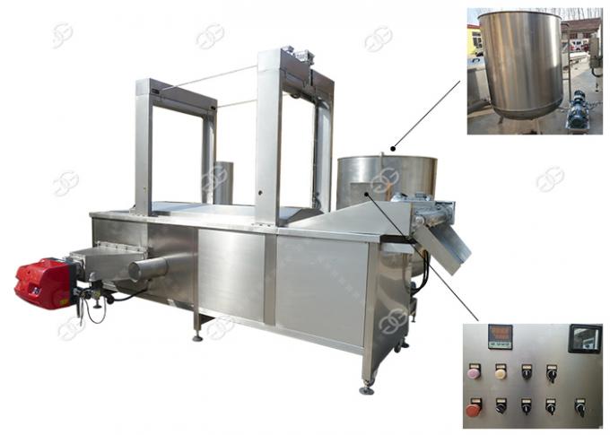 Continuous Automatic Fryer Machine Batch Frying Machine Gas Heating Energy