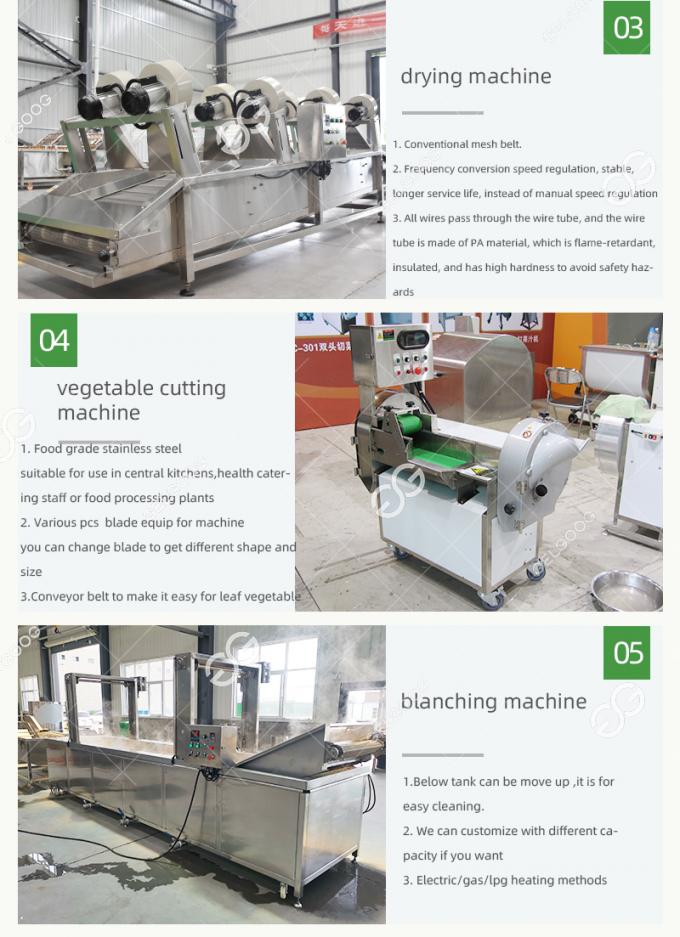 Customizable Factory Fully Automatic Frozen French Fries Production ...