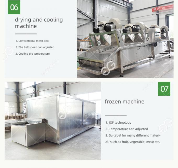 Customizable Factory Fully Automatic Frozen French Fries Production ...