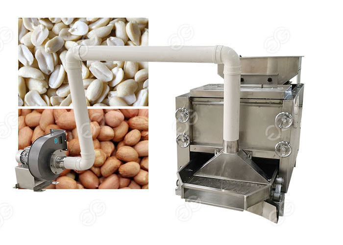 Groundnut Peeler Nut Cutter Machine Half Peanut Separator 300-500 Kg ...