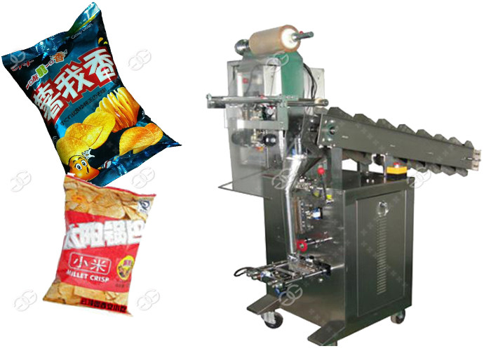 Commercial Crispy Rice / Potato Chips Packing Machine Nitrogen Snack ...