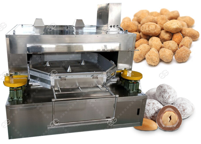 Coated Peanuts Nuts Roasting Machine / Cashew Groundnut Roasting ...