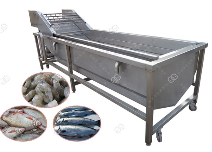 Bubble Cleaning Fish Washing Machine , Henan GELGOOG Machinery High ...