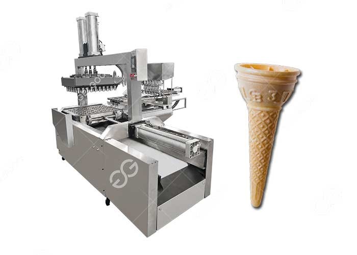 Stainless Steel Cone Baker Machine , Commercial Wafer Cone Maker 23KW Power