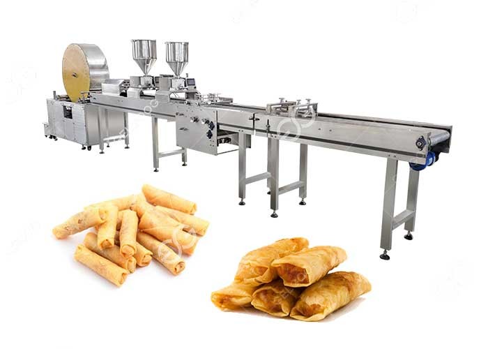 Electric Imperial Roll Productio Line|Egg Roll Making Machine Manufacturer