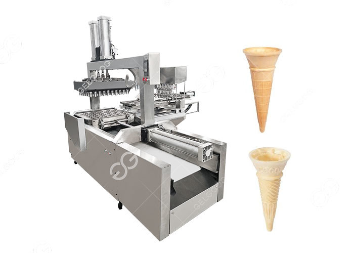 GGDW60F Ice Cream Wafer Cone Machine / Full Automatic Wafer Cone Making ...
